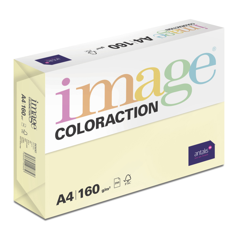 Image Coloraction Desert Pale Yellow Paper A4 160gsm Pack of 250 Sheets ...